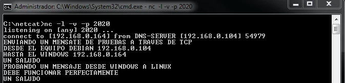 Cómo probar la comunicación TCP y UDP entre dos equipos con Netcat