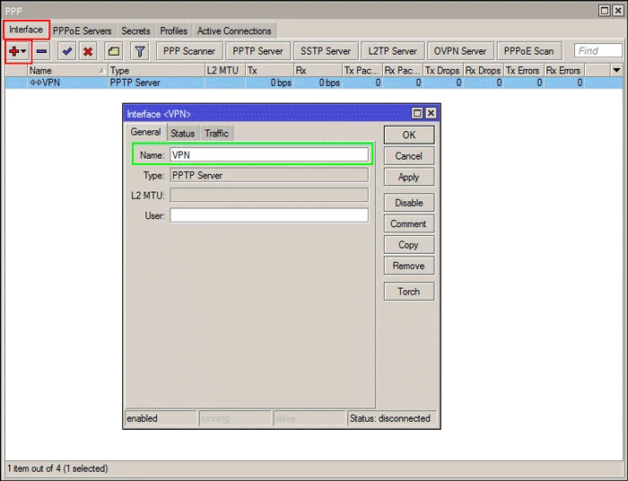 Cómo crear una VPN PPTP con MikroTik y RouterOS