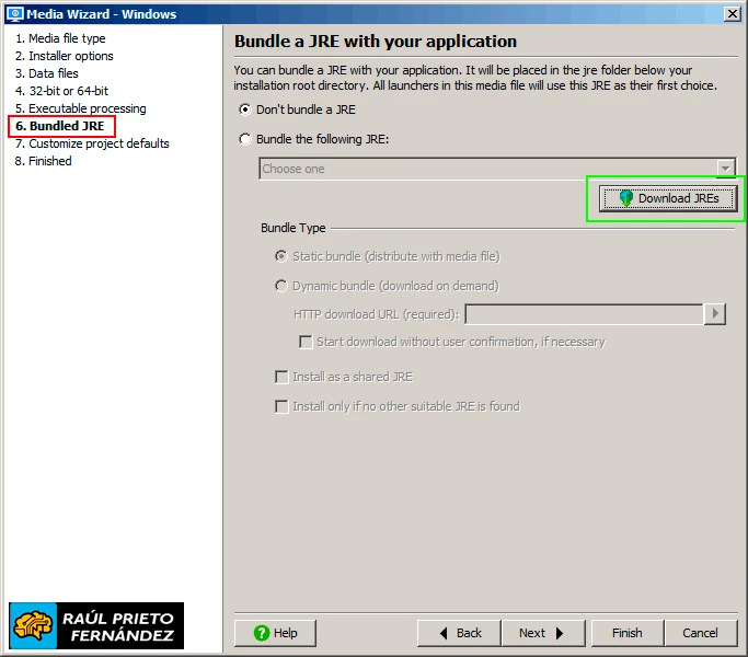 Cómo crear un instalador para aplicaciones Java con Install4j