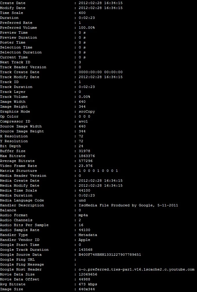 Cómo ver el códec de un vídeo desde comandos con GNU/Linux