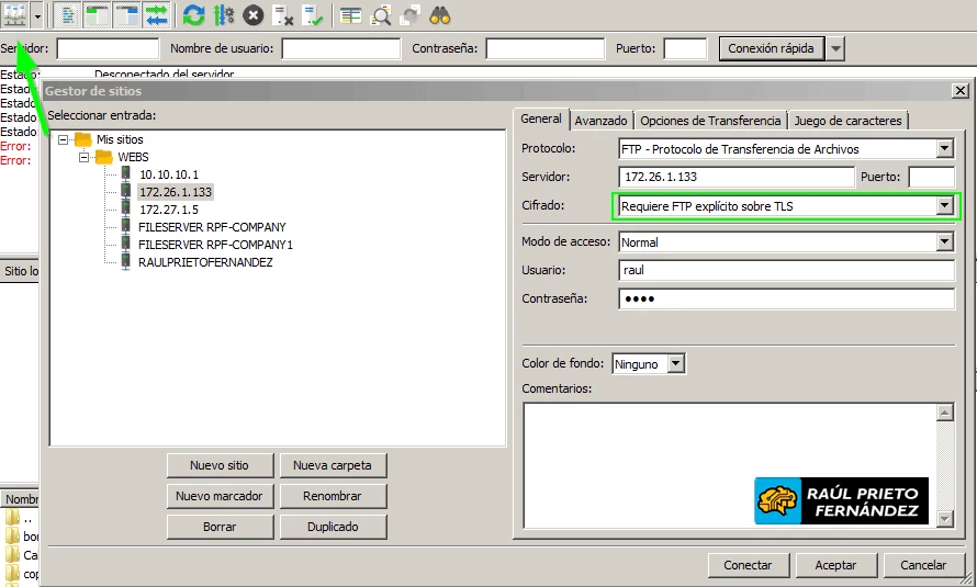 Cómo configurar TLS en ProFTPD
