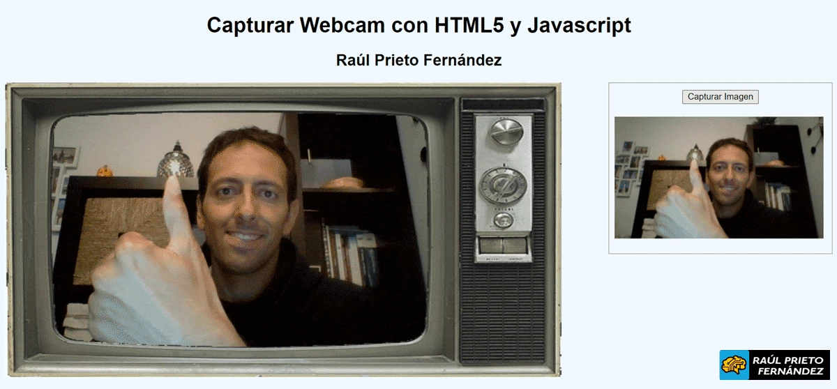 Cómo acceder a la Webcam con HTML5 y Javascript