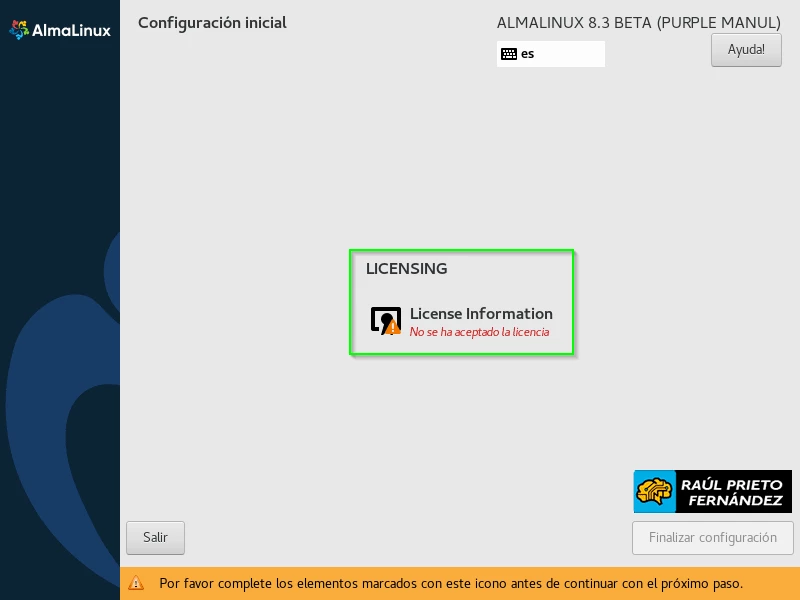 Cómo instalar Alma Linux