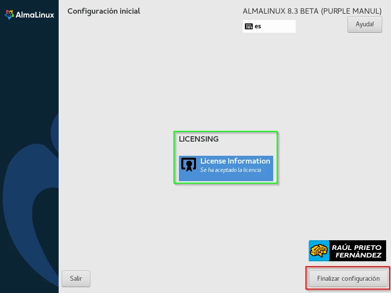 Cómo instalar Alma Linux