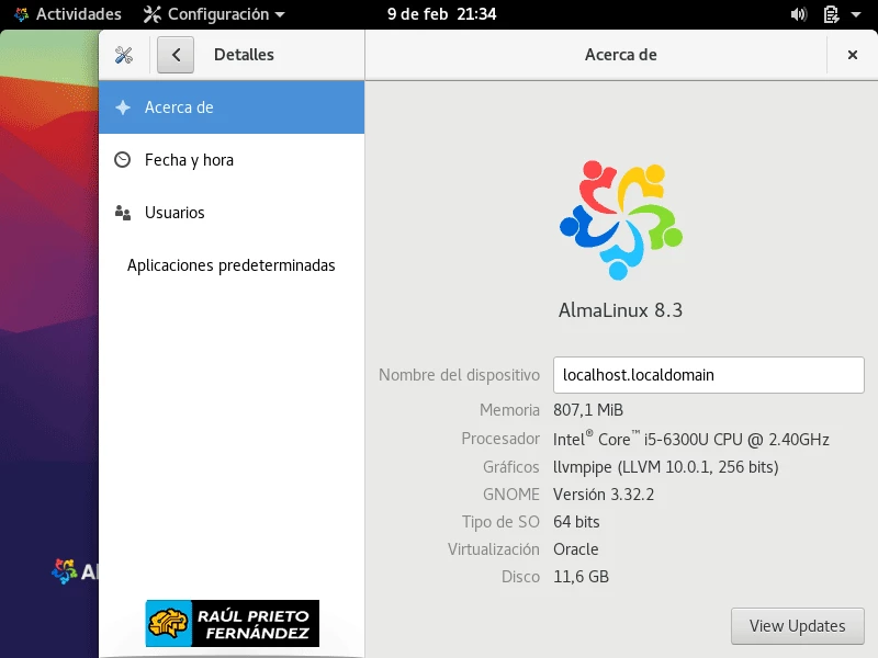 Cómo instalar Alma Linux