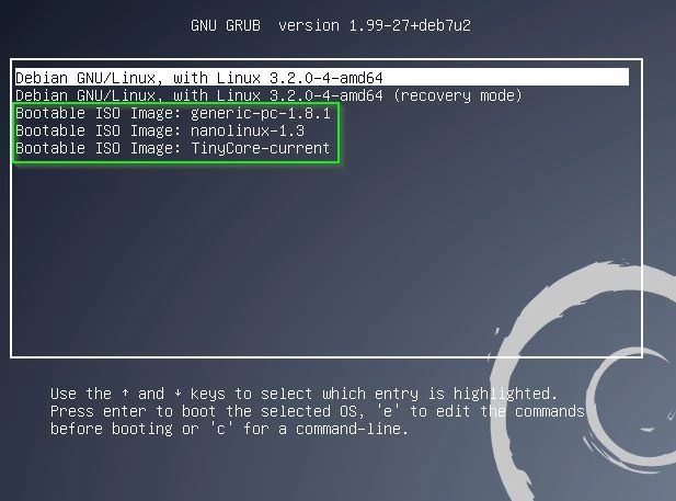 Cómo arrancar una imagen ISO desde GRUB