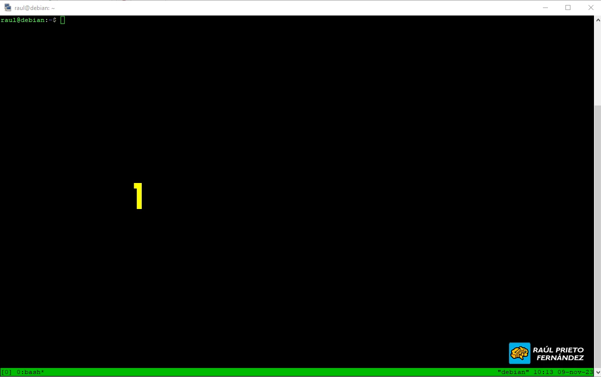 Cómo dividir la consola con TMUX en GNU/Linux