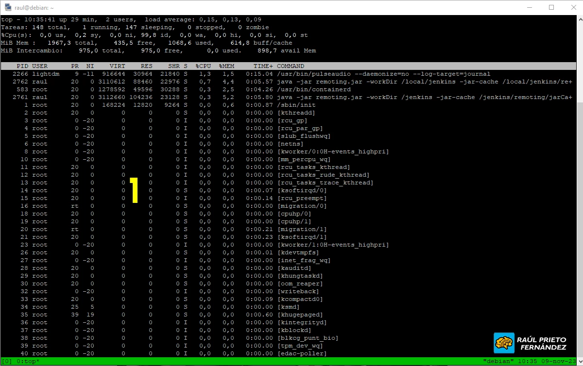 Cómo dividir la consola con TMUX en GNU/Linux
