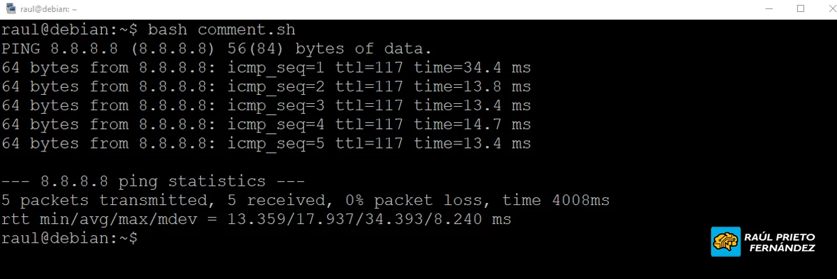 Cómo agregar comentarios en Bash