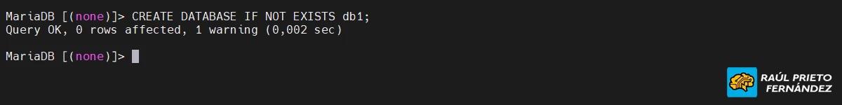 Cómo Crear Una Base De Datos En Mysqlmariadb