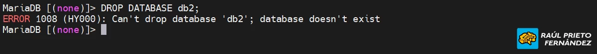 Cómo Eliminar Una Base De Datos En Mysqlmariadb