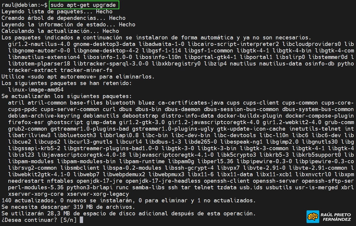 Cómo utilizar apt-get