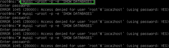 Cómo recuperar la contraseña de root en MySQL