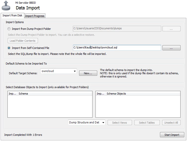 Cómo exportar e importar una base de datos MySQL desde Workbench