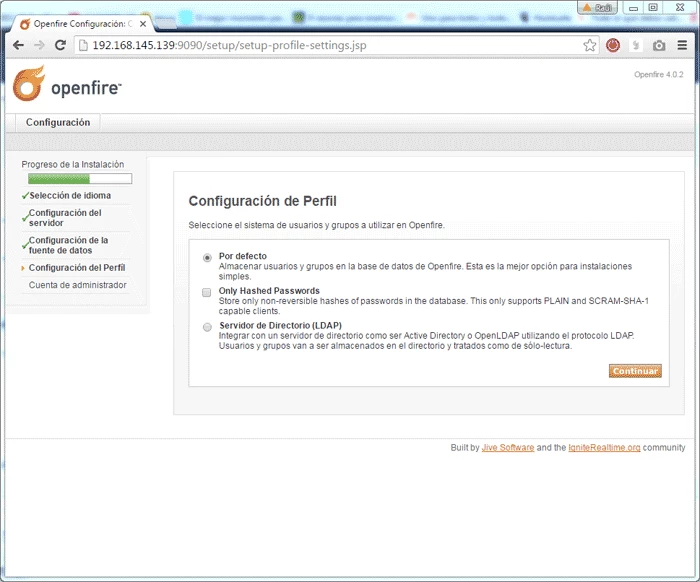 Cómo instalar y configurar Openfire en GNU/Linux Debian