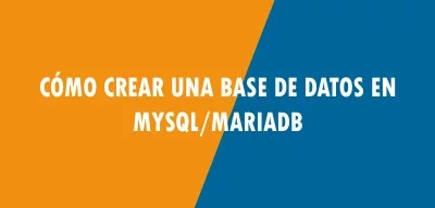 Cómo eliminar una base de datos en MySQL/MariaDB